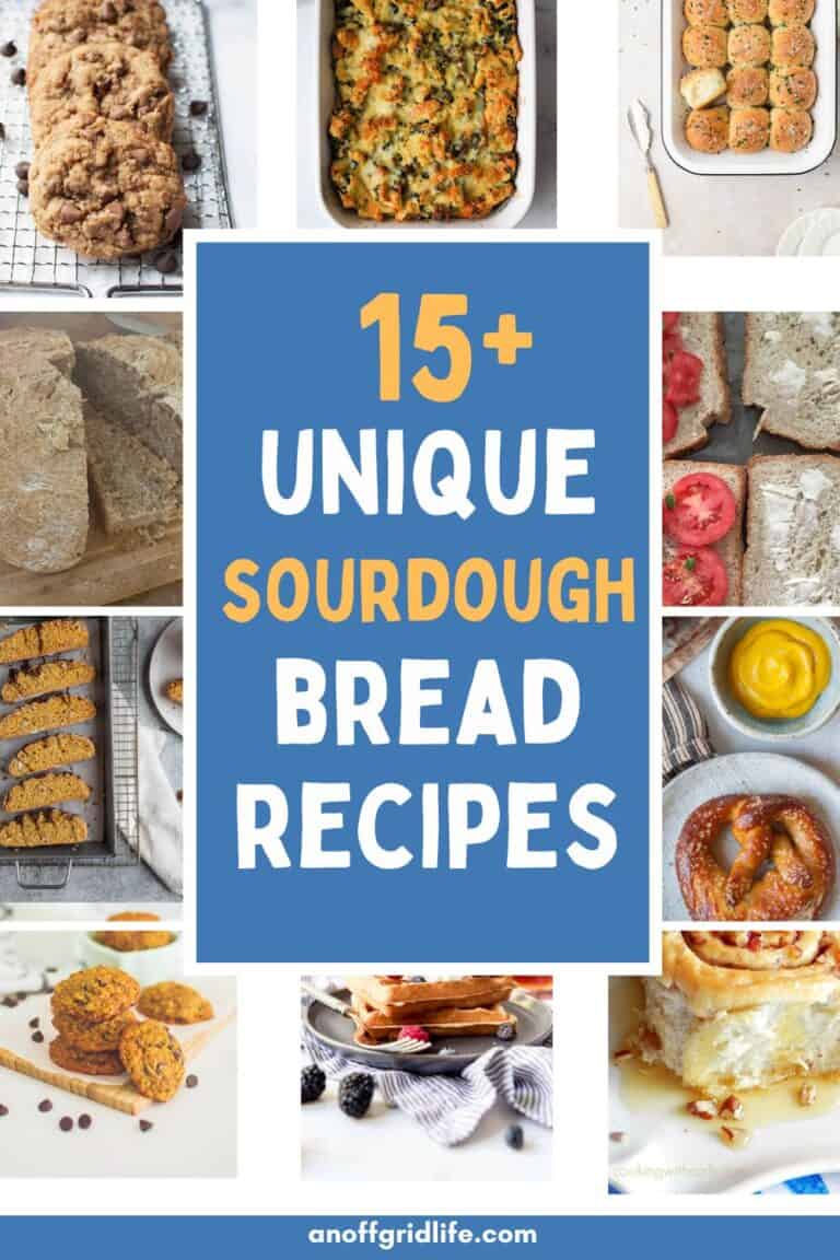 15 Unique Sourdough Bread Recipes - An Off Grid Life