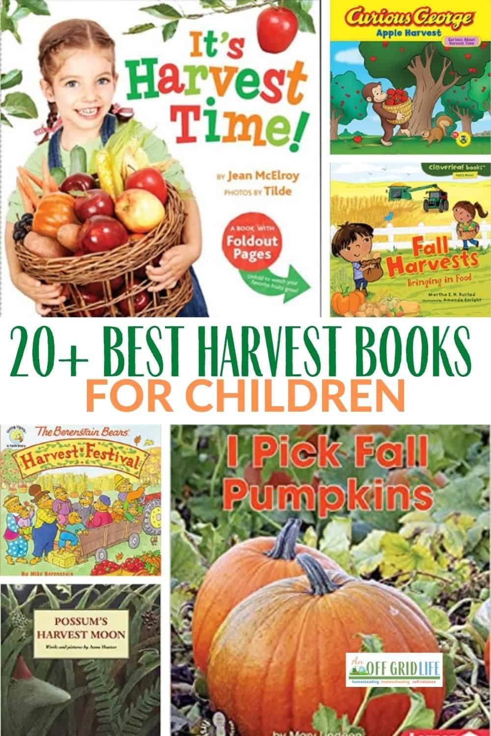Best Harvest Books for Kids - An Off Grid Life