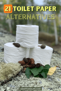 21 Toilet Paper Alternatives for When the TP is Gone - An Off Grid Life