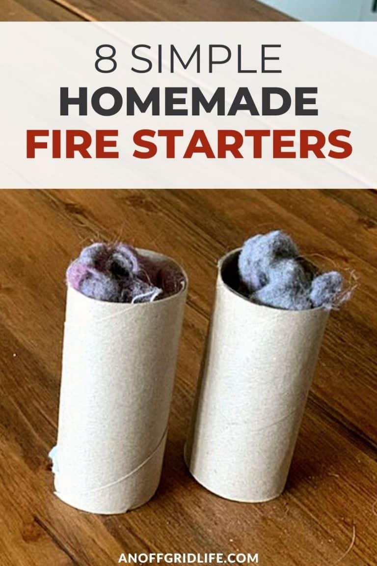 8 Simple Homemade Fire Starters - An Off Grid Life
