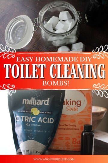 Homemade DIY Toilet Cleaning Bombs - An Off Grid Life