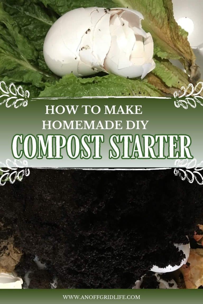 How to Make Homemade DIY Compost Starter - An Off Grid Life