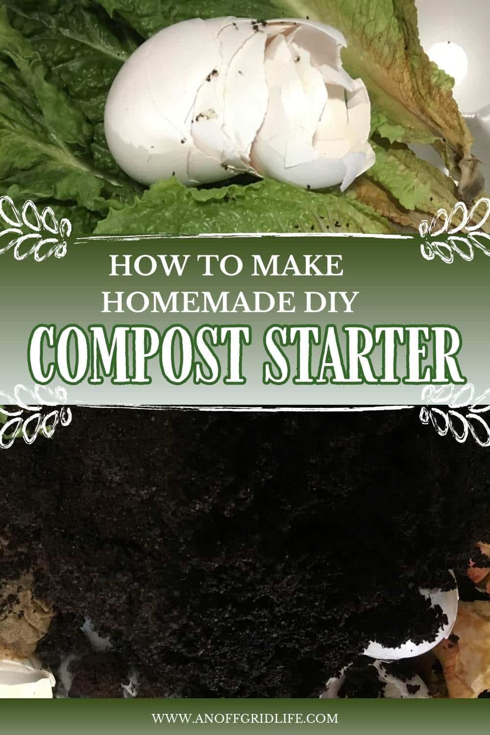 How to Make Homemade DIY Compost Starter - An Off Grid Life