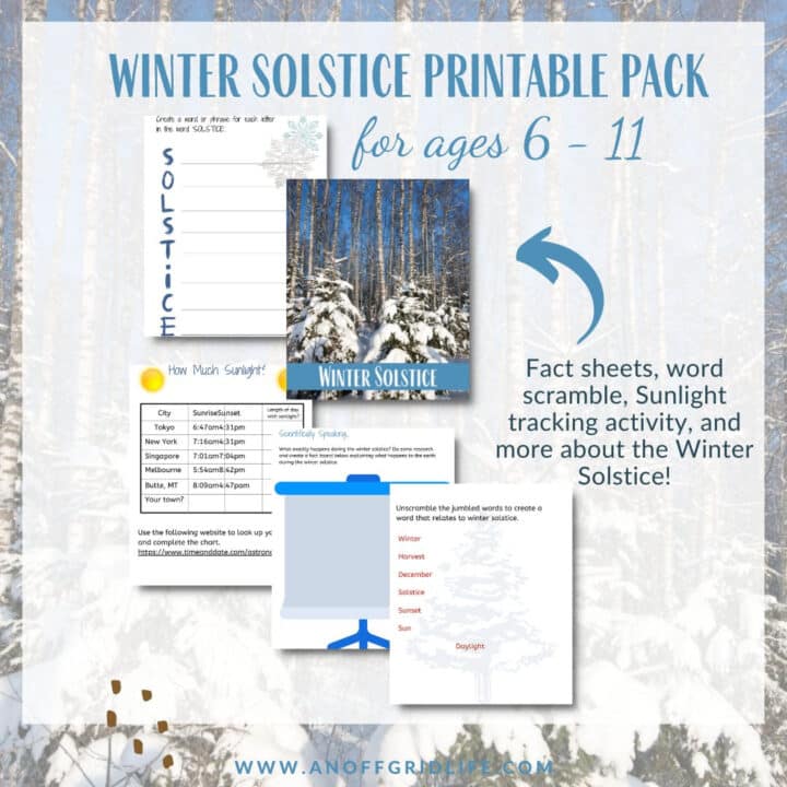 Homeschool Freebie Friday - An Off Grid Life