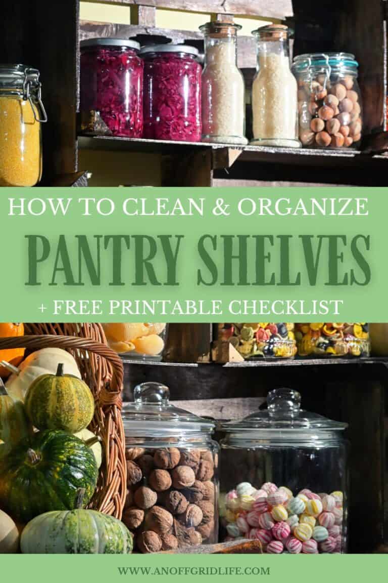 Pantry Cleaning Checklist and Free Printables Pack