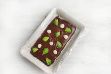 Spring Chocolate Bark with Edible Flowers and Greens - An Off Grid Life
