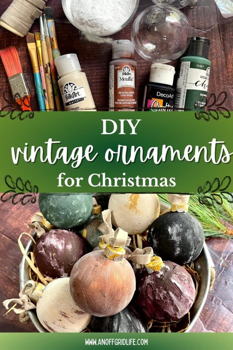 Vintage Ornaments DIY: A Simple Christmas Handcrafting Guide - An Off ...