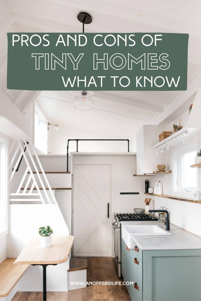 Pros and Cons of Tiny Homes: What to Watch For - An Off Grid Life