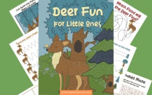 Preschool Deer Theme 4 Season Unit Study - An Off Grid Life