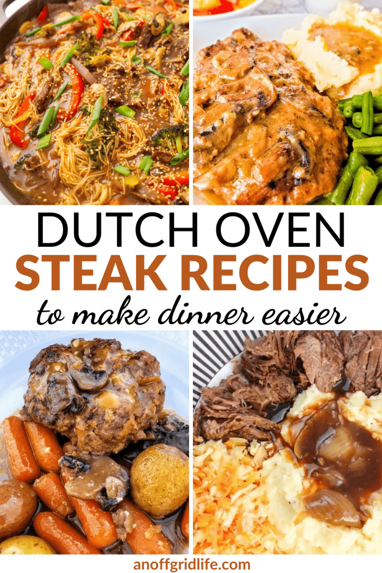 Dutch Oven Steak Recipes - An Off Grid Life